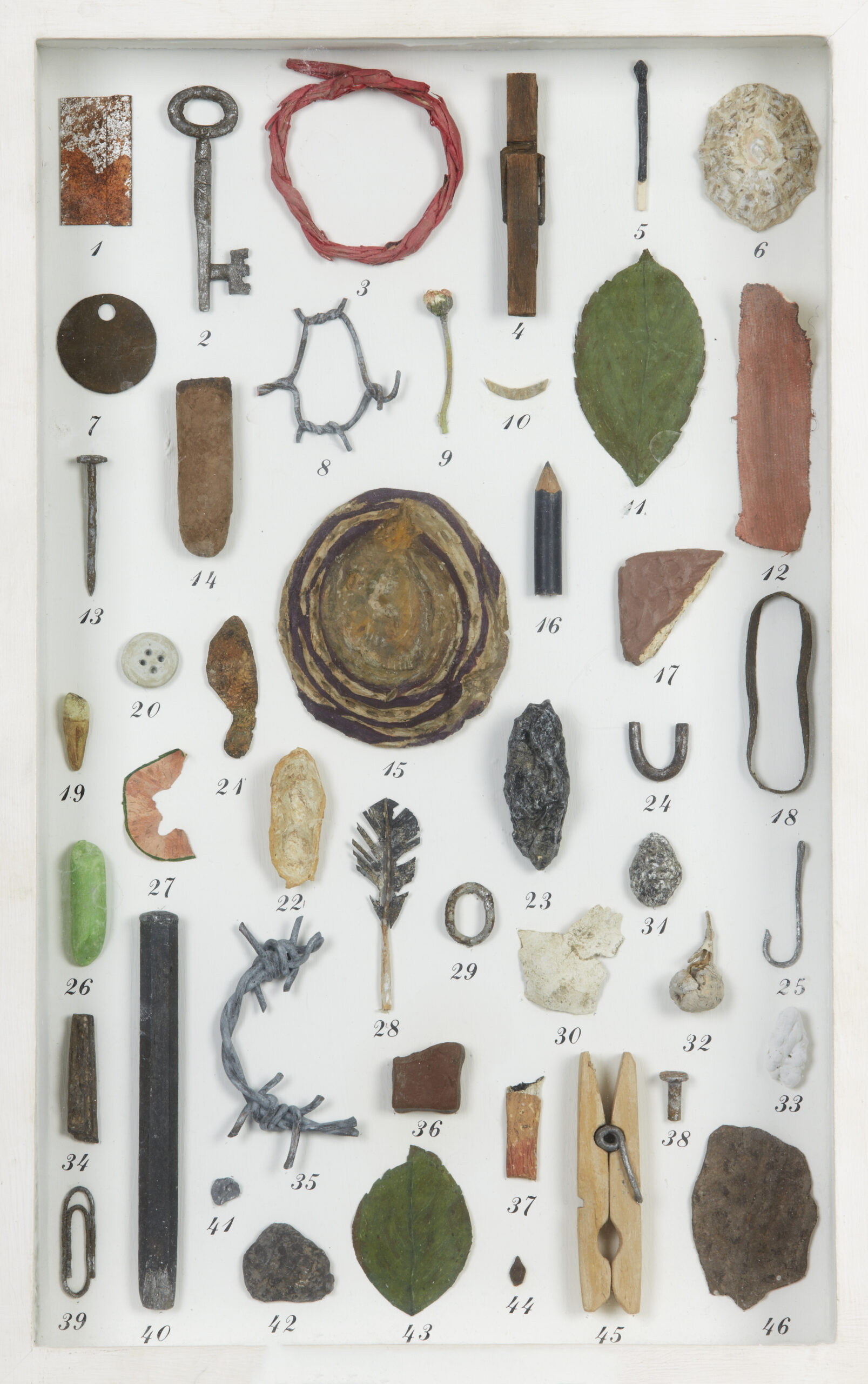 John Galloway | 46 Discarded Objects, Mixed Media, 2000 - Art in Healthcare