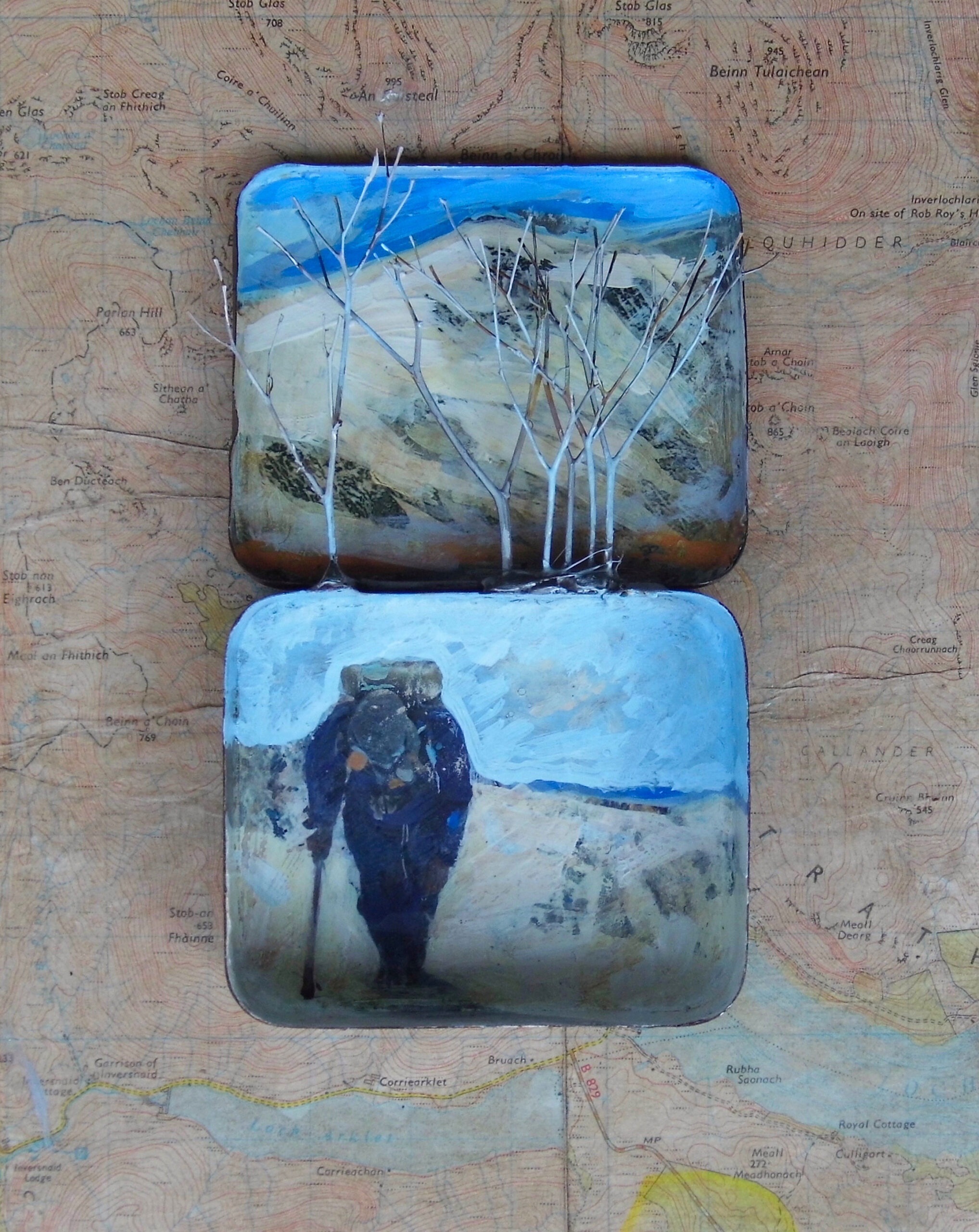 Jayne Stokes | Up Against It, Mixed Media and Collage, 2015 - Art in ...