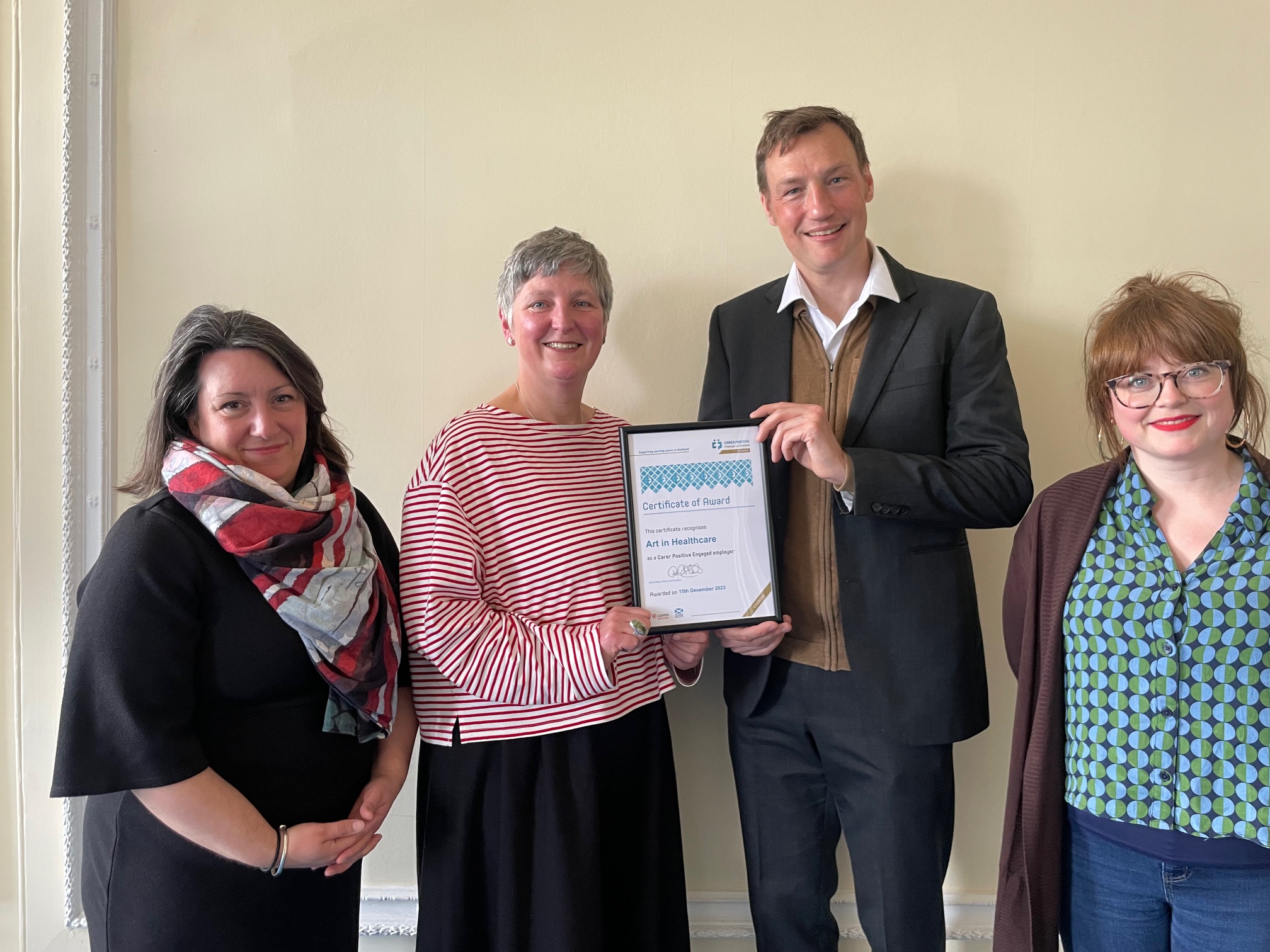 Carer Positive Award - Art in Healthcare