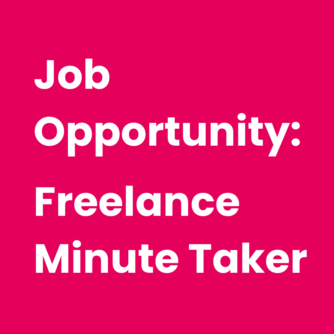 Job Opportunity | Freelance Minute Taker - Art in Healthcare